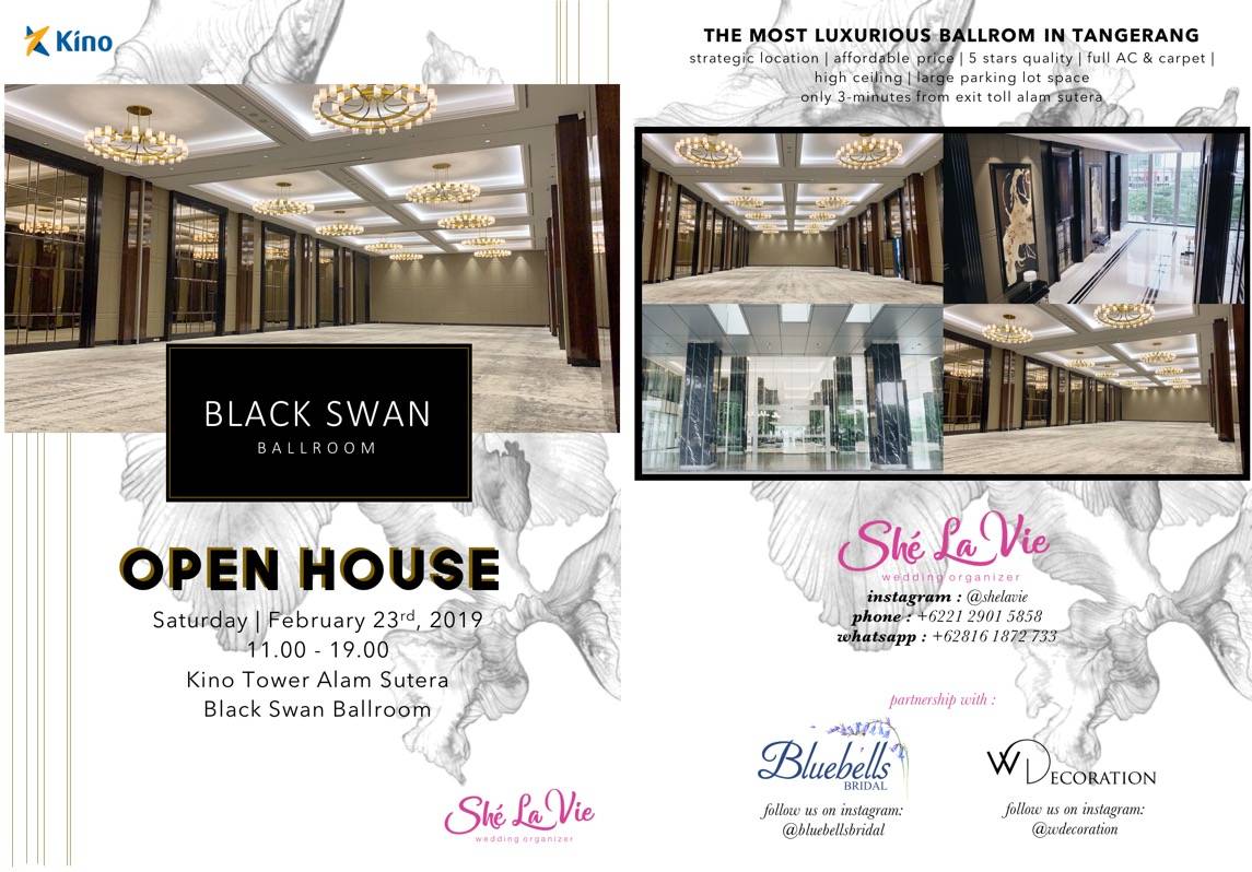 GRAND OPENING 'BLACK SWAN BALLROOM' at Kino Tower Alam Sutera ...